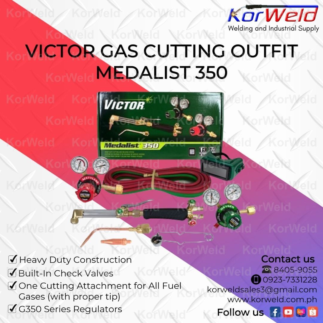 Victor Gas Cutting Outfit - Medalist 350, Commercial & Industrial ...