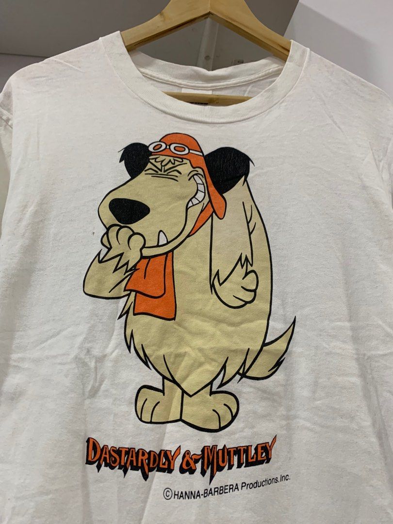 Vintage Dastardly & Muttley Tshirt, Men's Fashion, Tops & Sets, Tshirts ...
