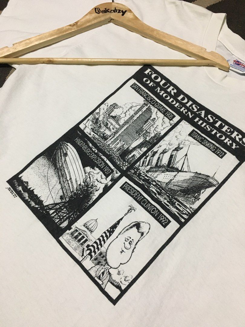 Vintage disaster tee, Men's Fashion, Tops & Sets, Tshirts & Polo Shirts ...