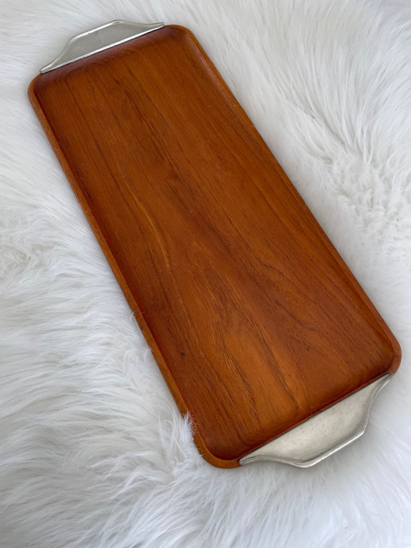 Vintage Karl Holmberg Alta teak serving tray from Gotene Sweden ...