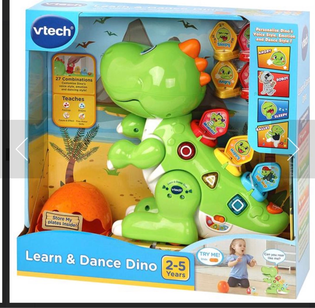 Vtech Learn and Dance Dino, Babies & Kids, Infant Playtime on Carousell