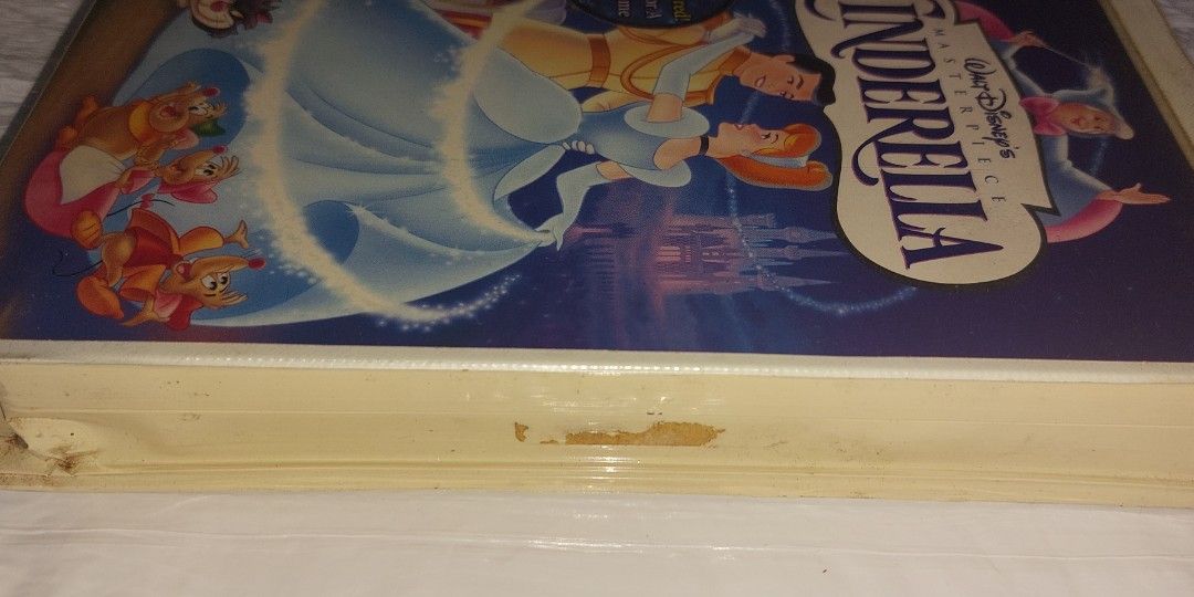 Walt Disney Masterpiece Cinderella Collectible VHS Tape Collection ...