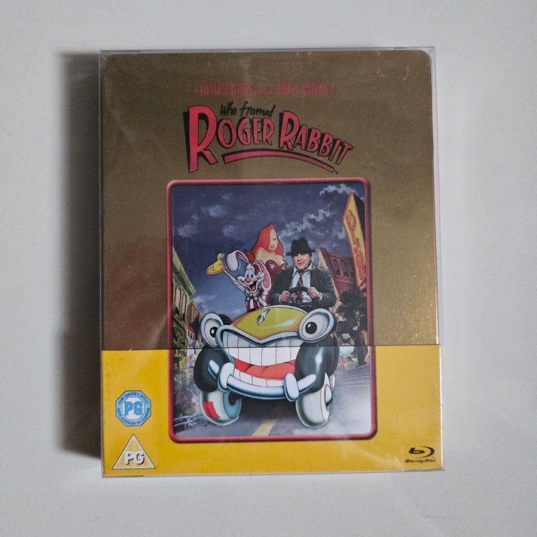 Who Frame Roger Rabbit Steelbook Blu-ray, Hobbies & Toys, Music & Media ...