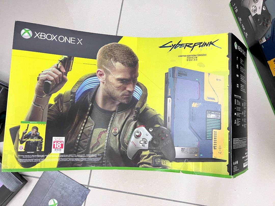 XBOX One X Cyberpunk 2077 Limited Edition (upgraded SSD + 1 game ...