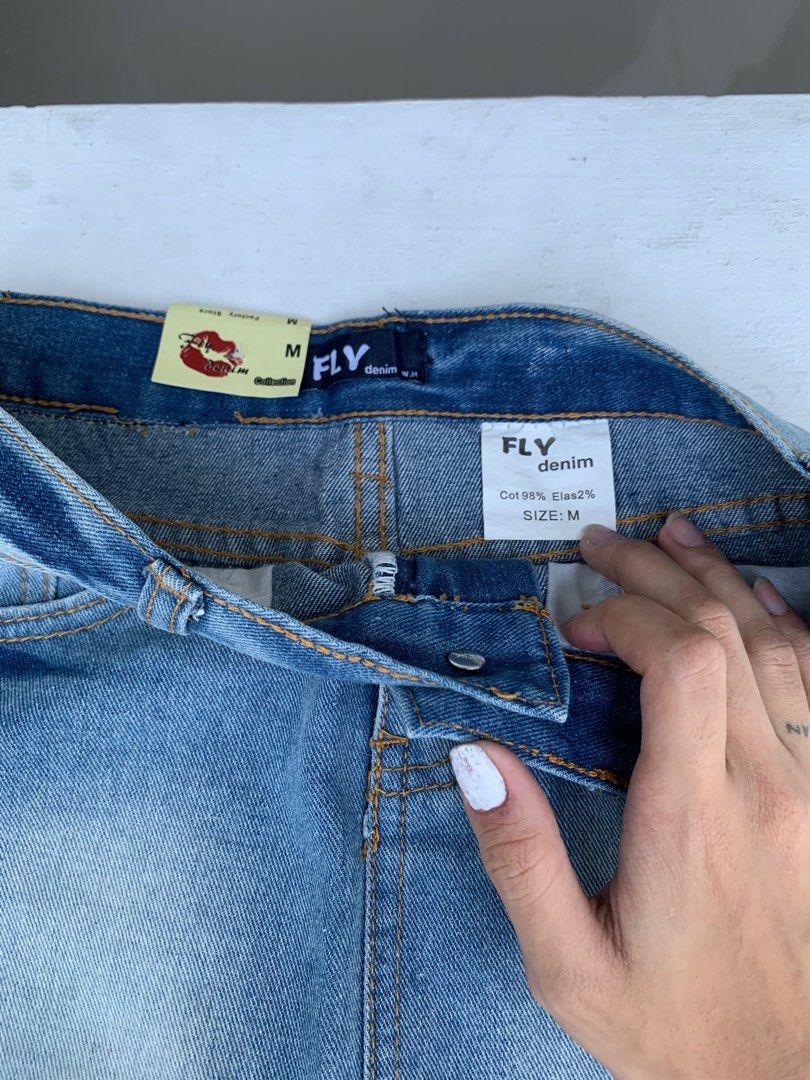 y2k mini micro pinterest bella hadid type denim skirt, Women's Fashion ...