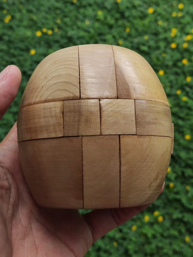 Yamanaka Kumiki Wooden Daruma Puzzle on Carousell