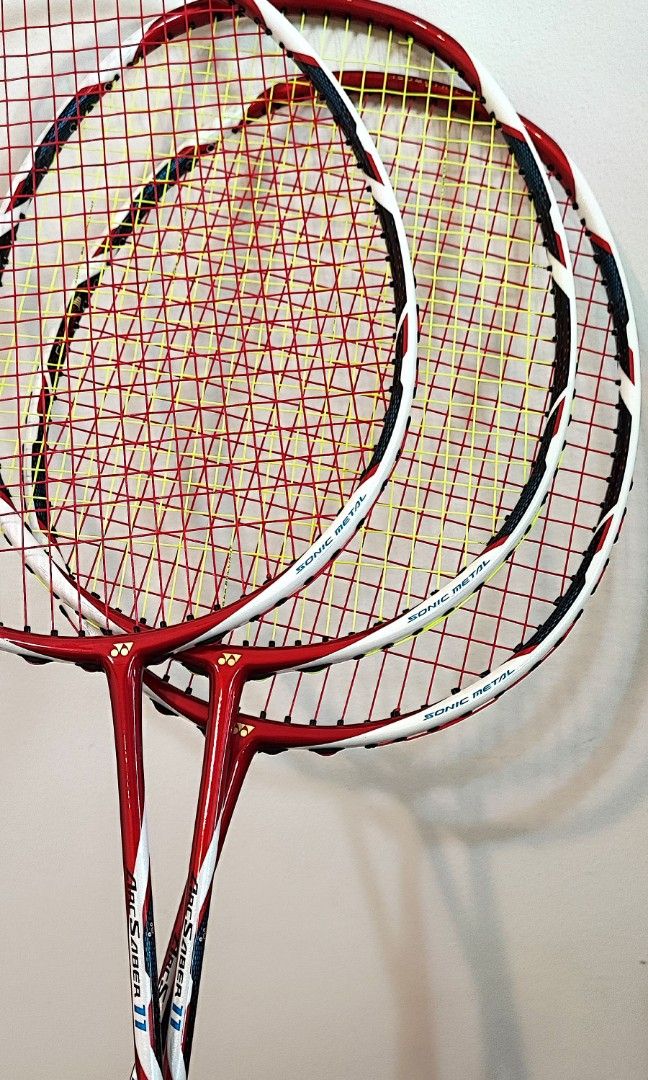 Yonex Arcsaber 11 Metallic Red 3UG5, Sports Equipment, Sports & Games ...