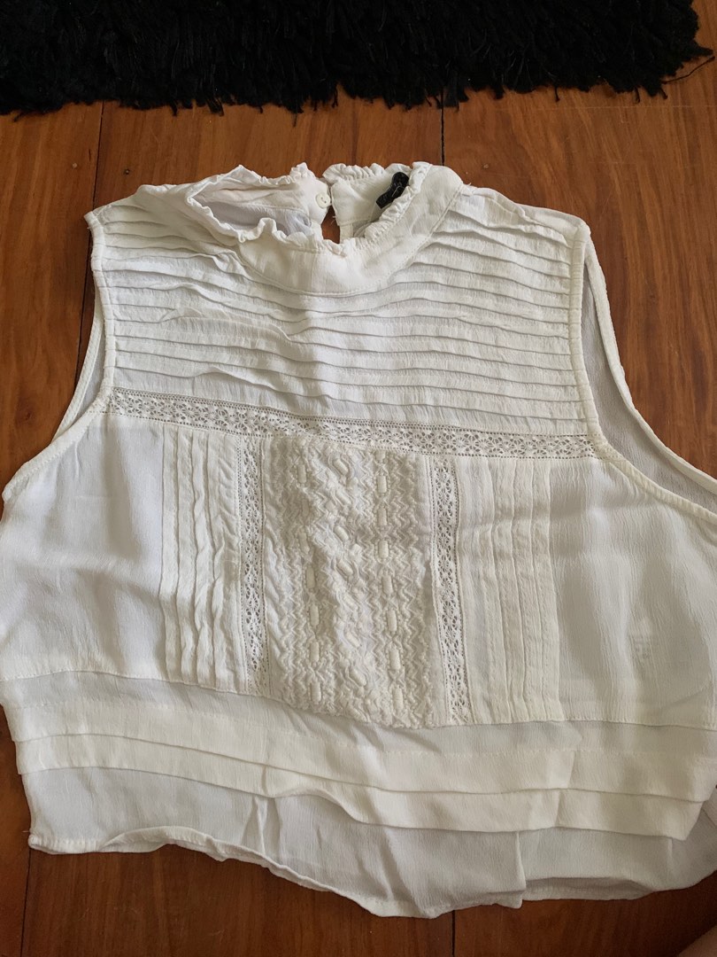 Zara top, Women's Fashion, Tops, Blouses on Carousell
