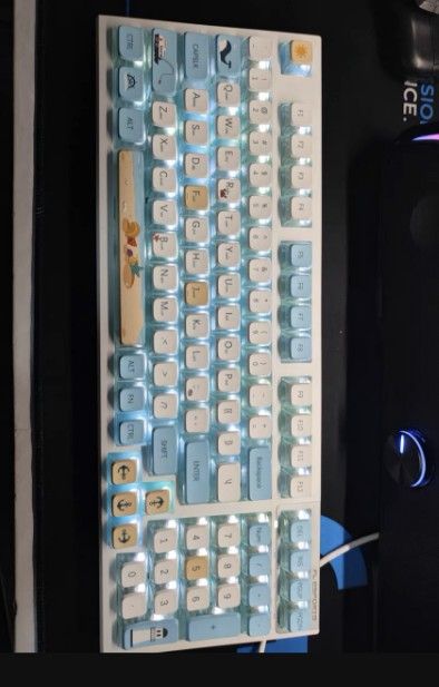 117 keycaps pbt summer beach keycaps, Computers & Tech, Parts ...