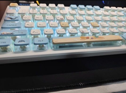 117 keycaps pbt summer beach keycaps, Computers & Tech, Parts ...