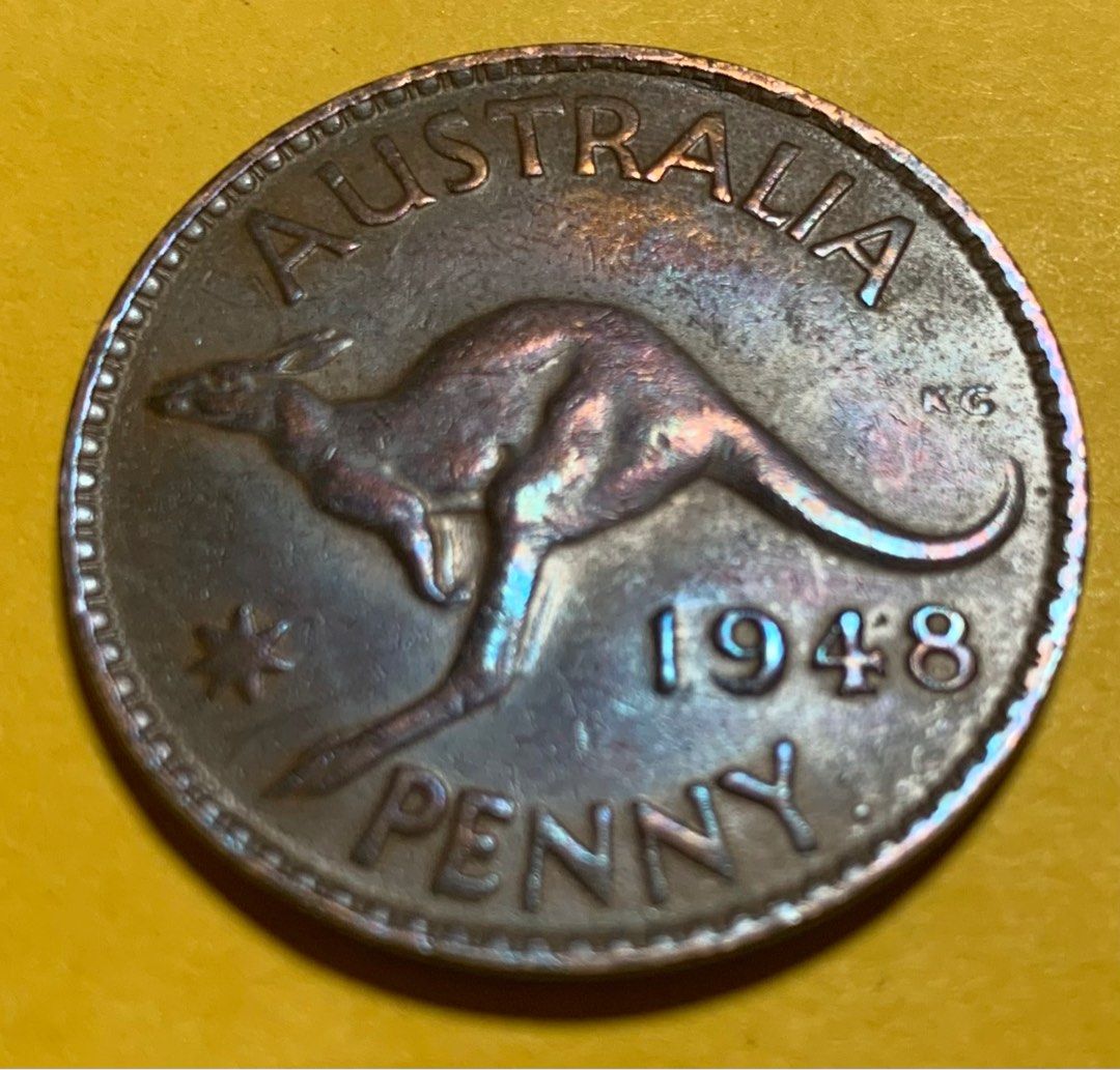 1948 Perth Mint King George VI Australia Penny - Price per Piece ...