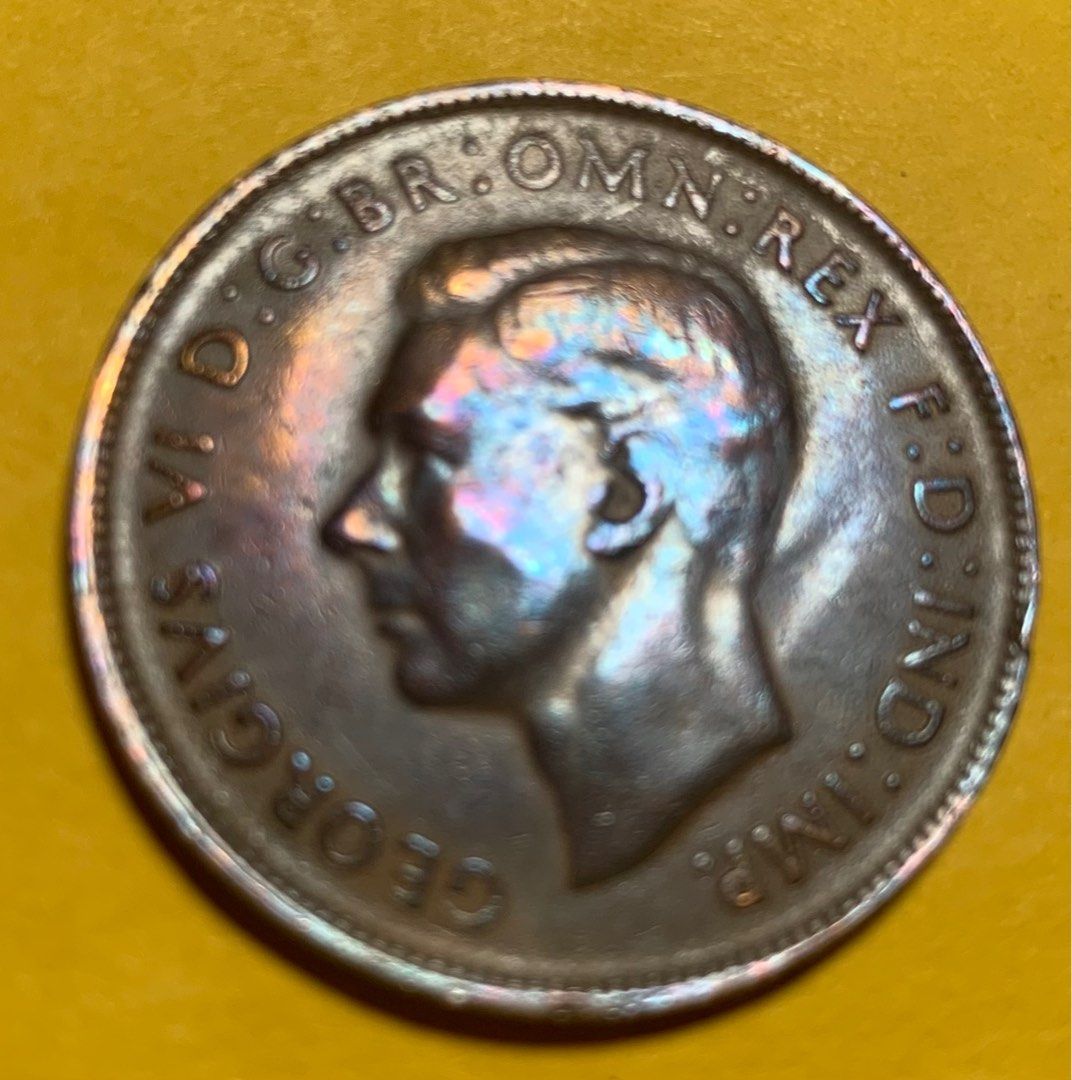 1948 Perth Mint King George VI Australia Penny - Price per Piece ...