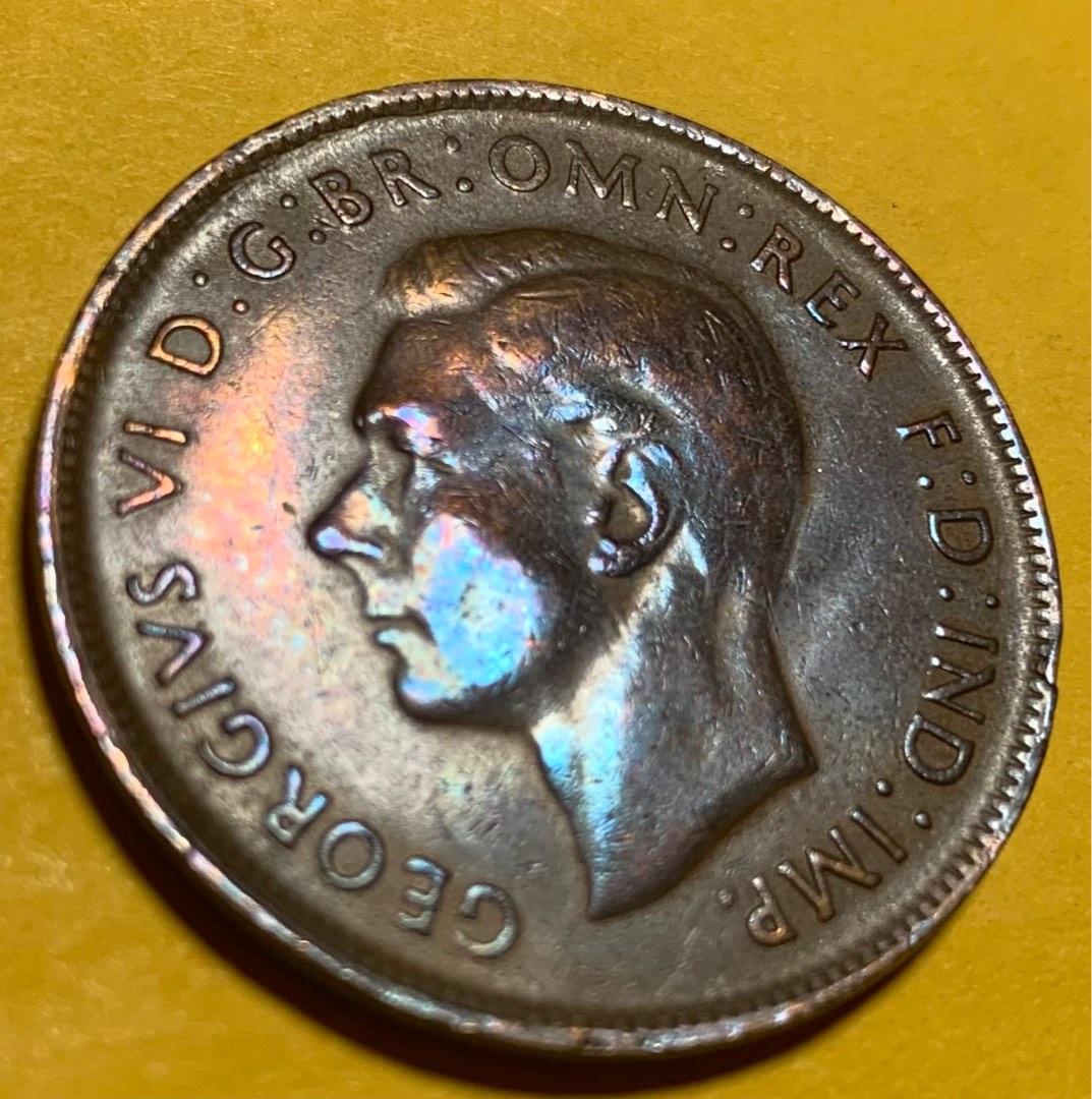 1948 Perth Mint King George VI Australia Penny - Price per Piece ...