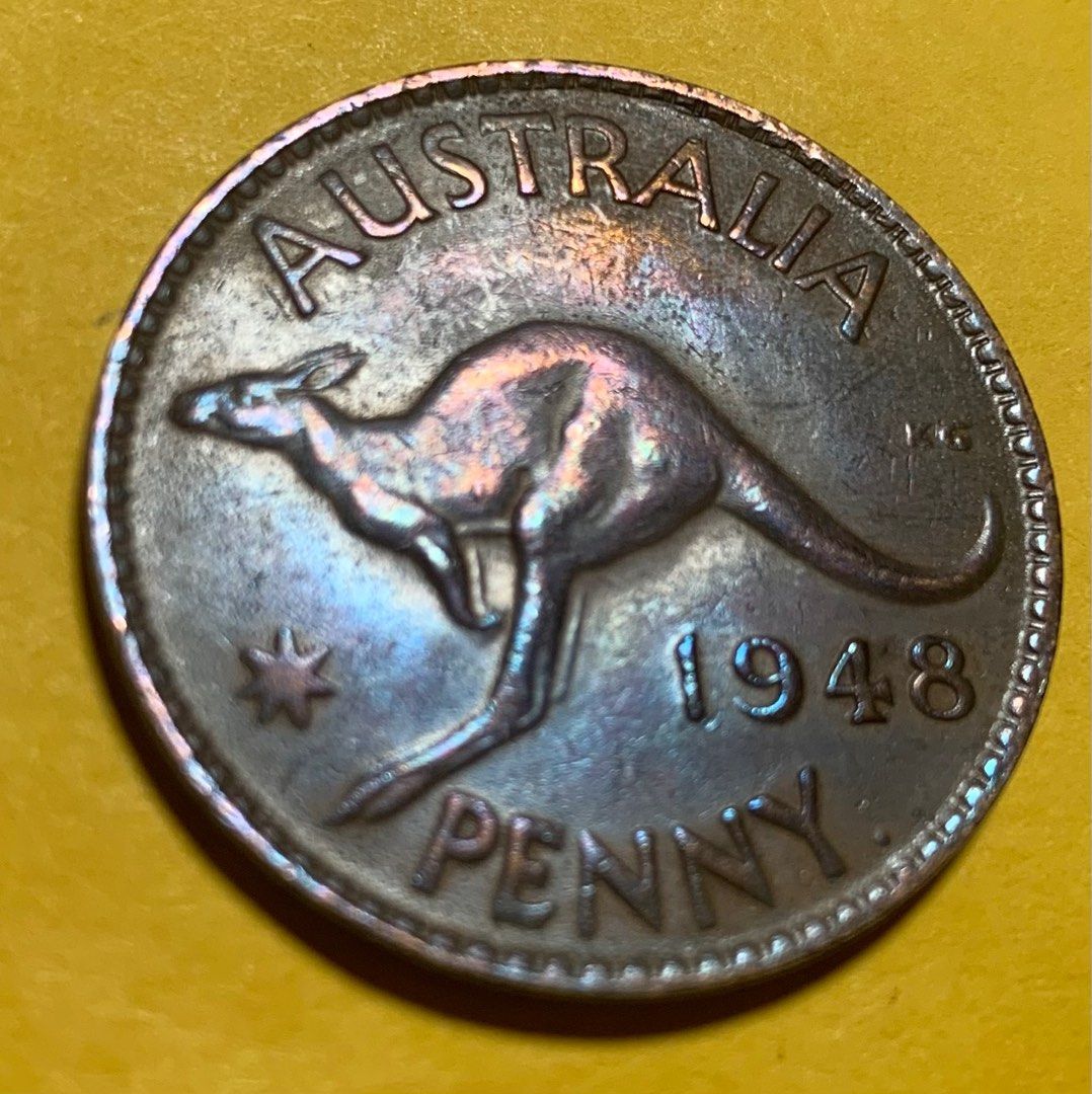 1948 Perth Mint King George VI Australia Penny - Price per Piece ...