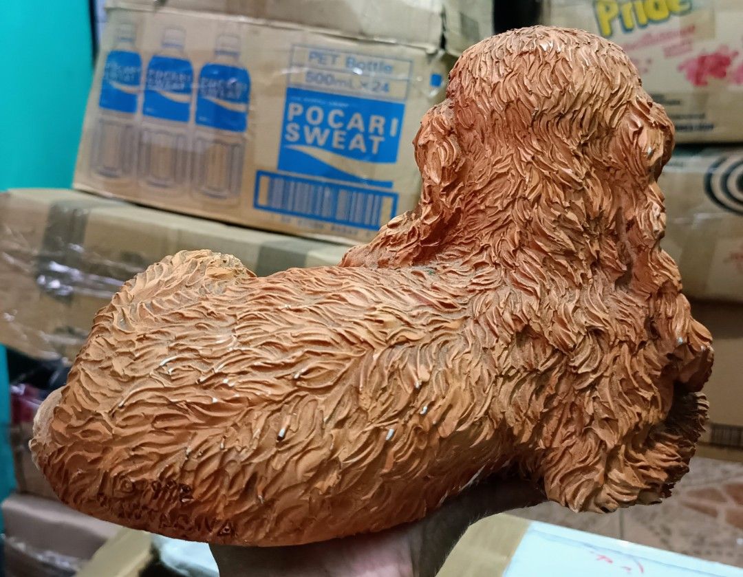 1988 Castagna Collection Resin Dog Figurine Cocker Spaniel Puppy Lying ...