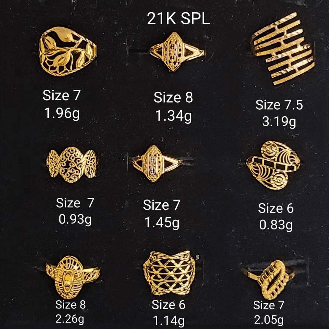 21K Saudi Gold ring on Carousell