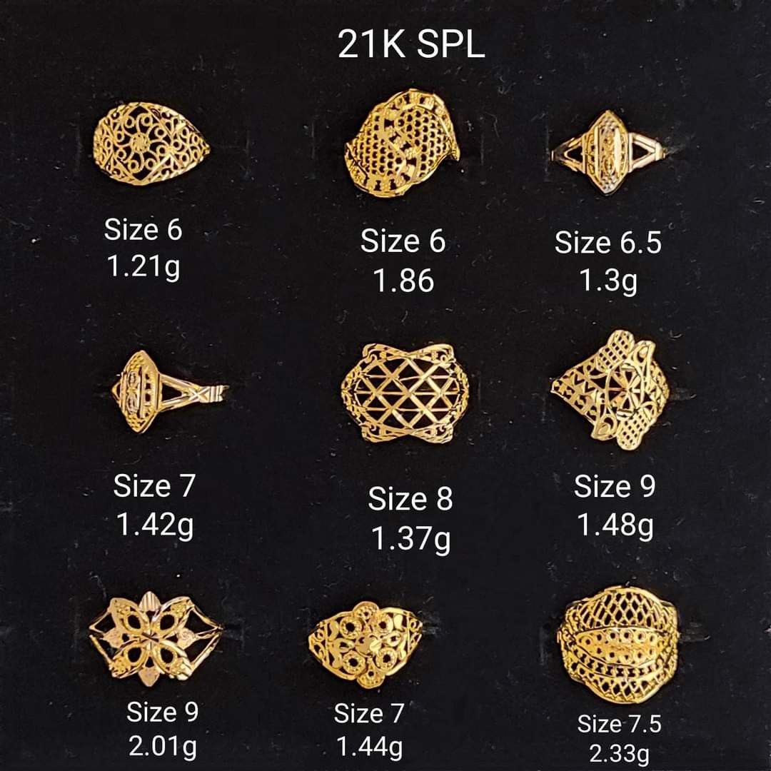 21K Saudi Gold ring on Carousell
