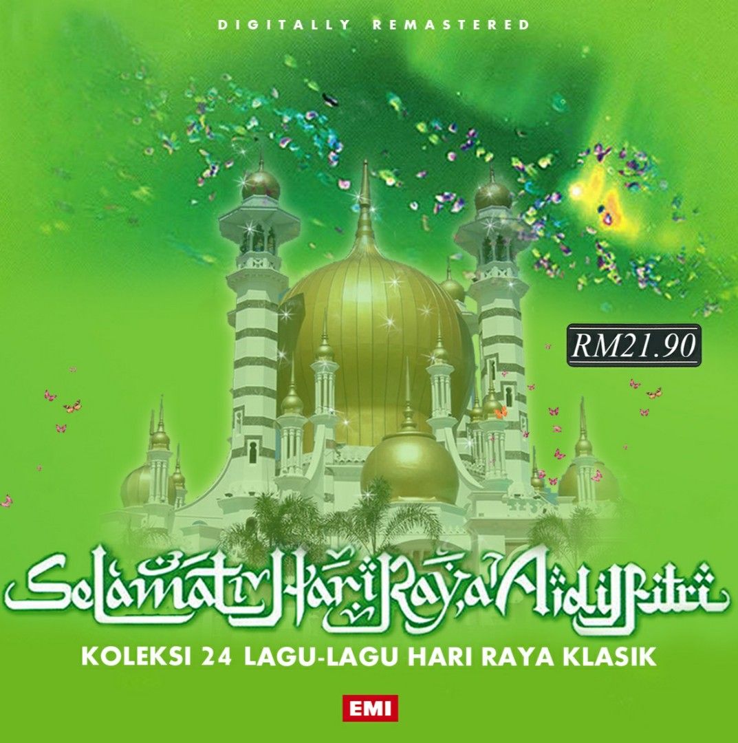 CDR 24 Lagu-Lagu Hari Raya Klasik EMI Malaysia, Hobbies & Toys, Music ...