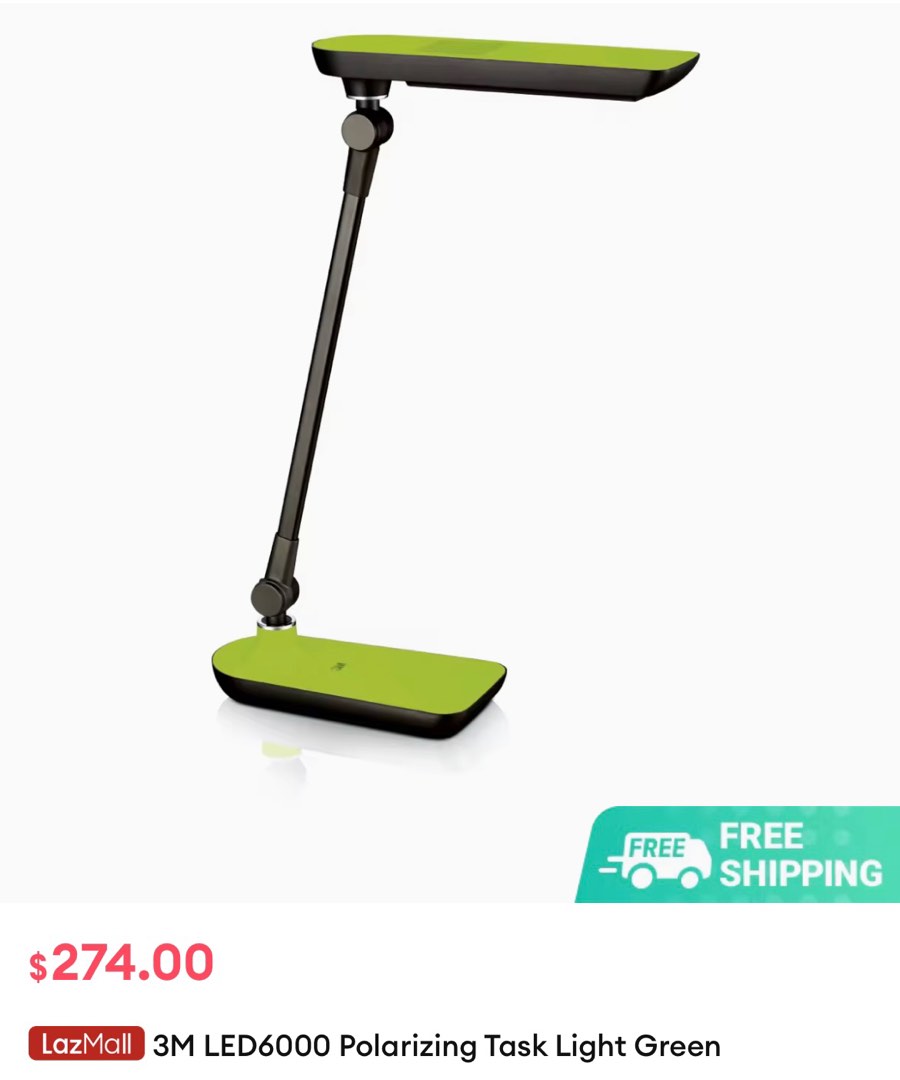 3M LED Polarizing Table Lamp, Furniture & Home Living, Lighting & Fans ...