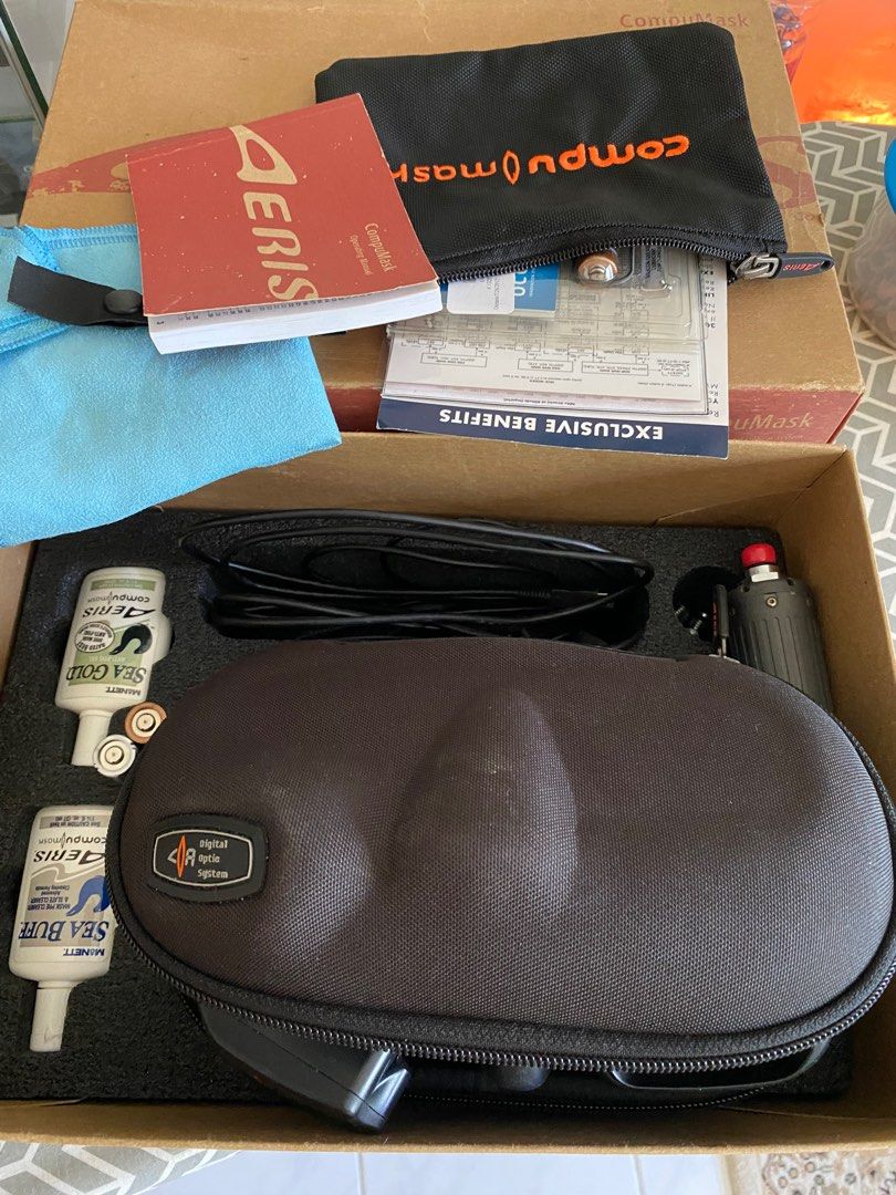 AERIS COMPUMASK Integrated Dive Mask with Dive Computer SCUBA MASK ...