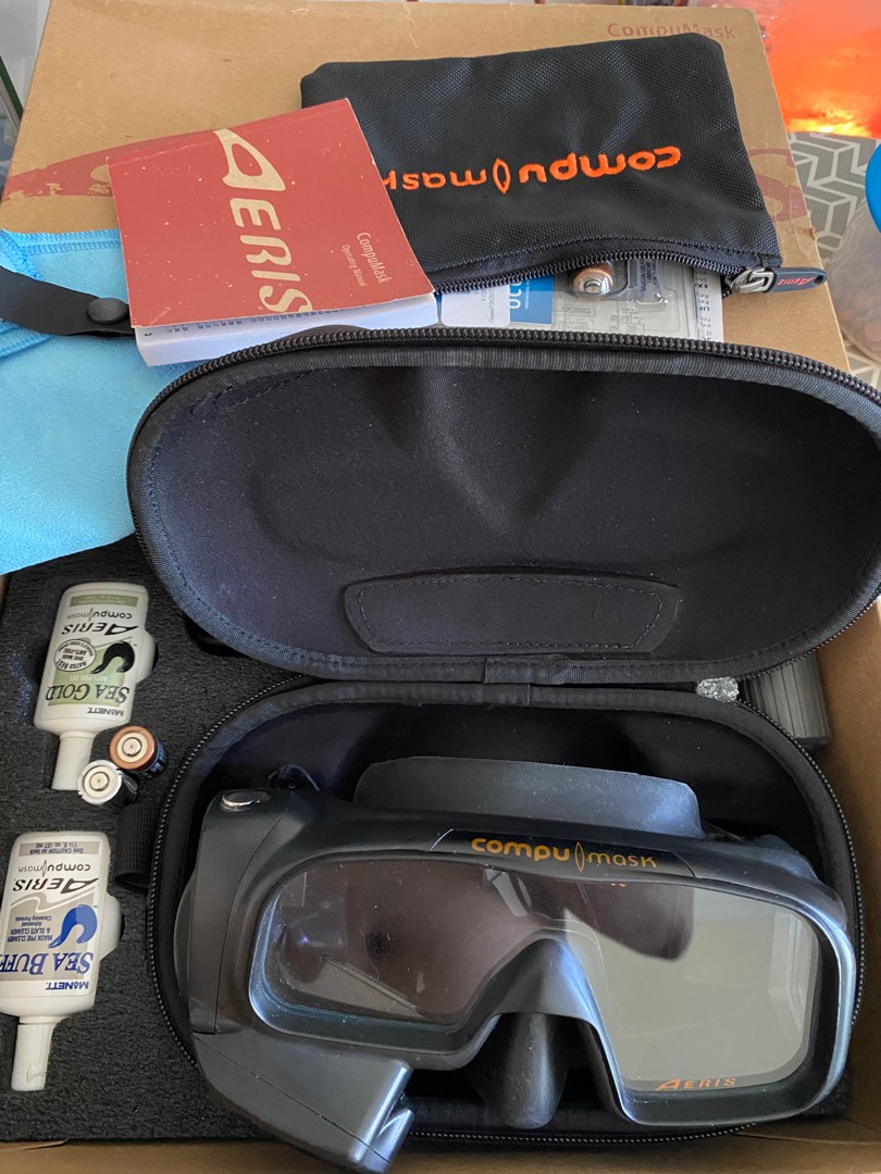 AERIS COMPUMASK Integrated Dive Mask with Dive Computer SCUBA MASK ...