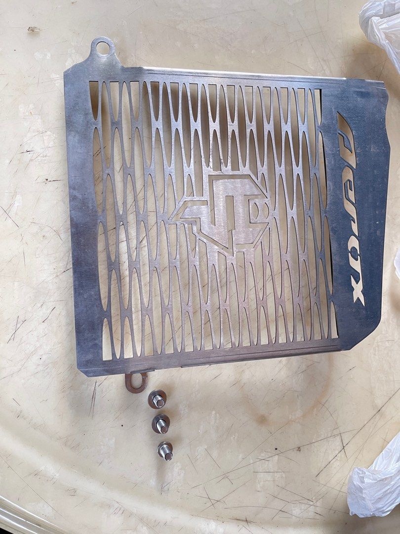 Aerox V1 radiator cover, Motorcycles, Motorcycle Accessories on Carousell