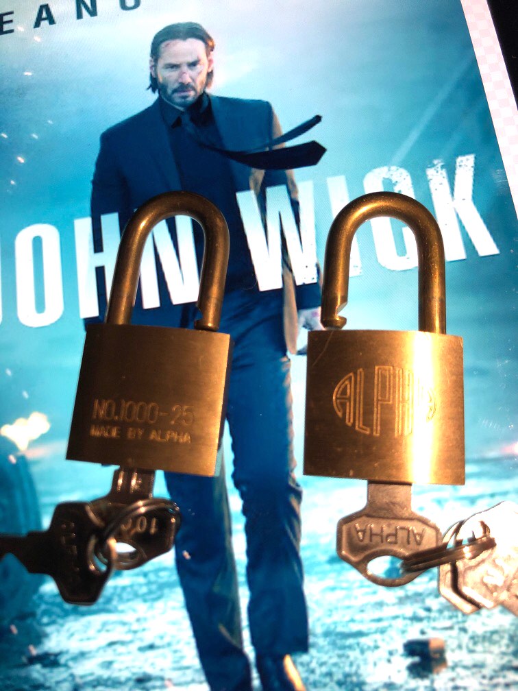 Alpha Brass Padlock 1000 25 Original Japan, Furniture & Home Living ...