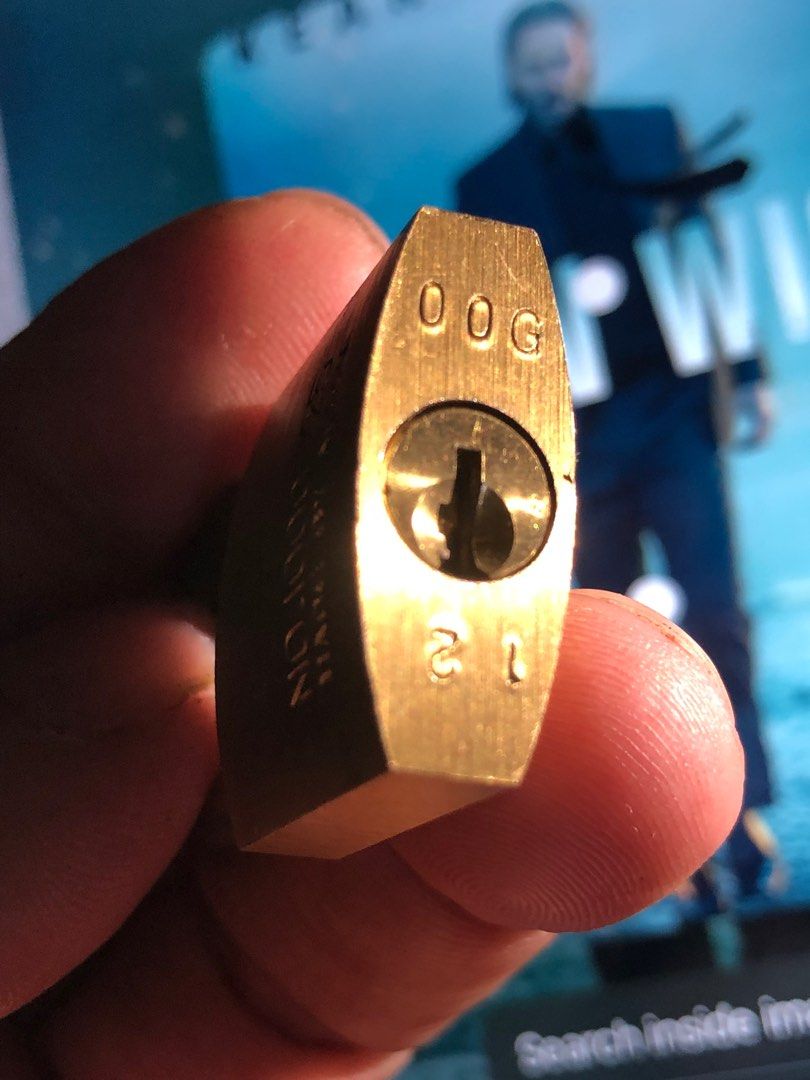 Alpha Brass Padlock 1000 25 Original Japan, Furniture & Home Living ...