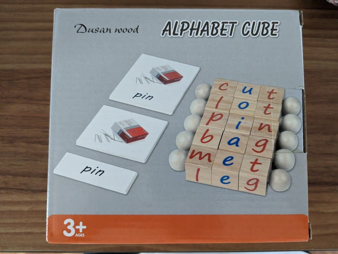 Alphabet Cube 3+, Hobbies & Toys, Toys & Games on Carousell