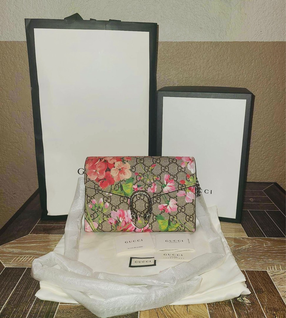 Authentic Gucci Dionysus Bloom, Luxury, Bags & Wallets on Carousell