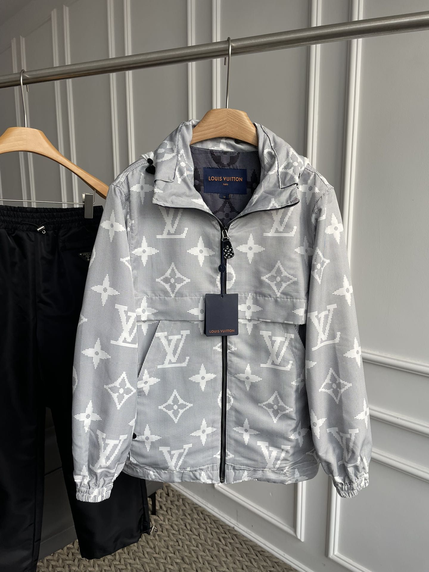 Authentic lv jacket, Luxury, Apparel on Carousell
