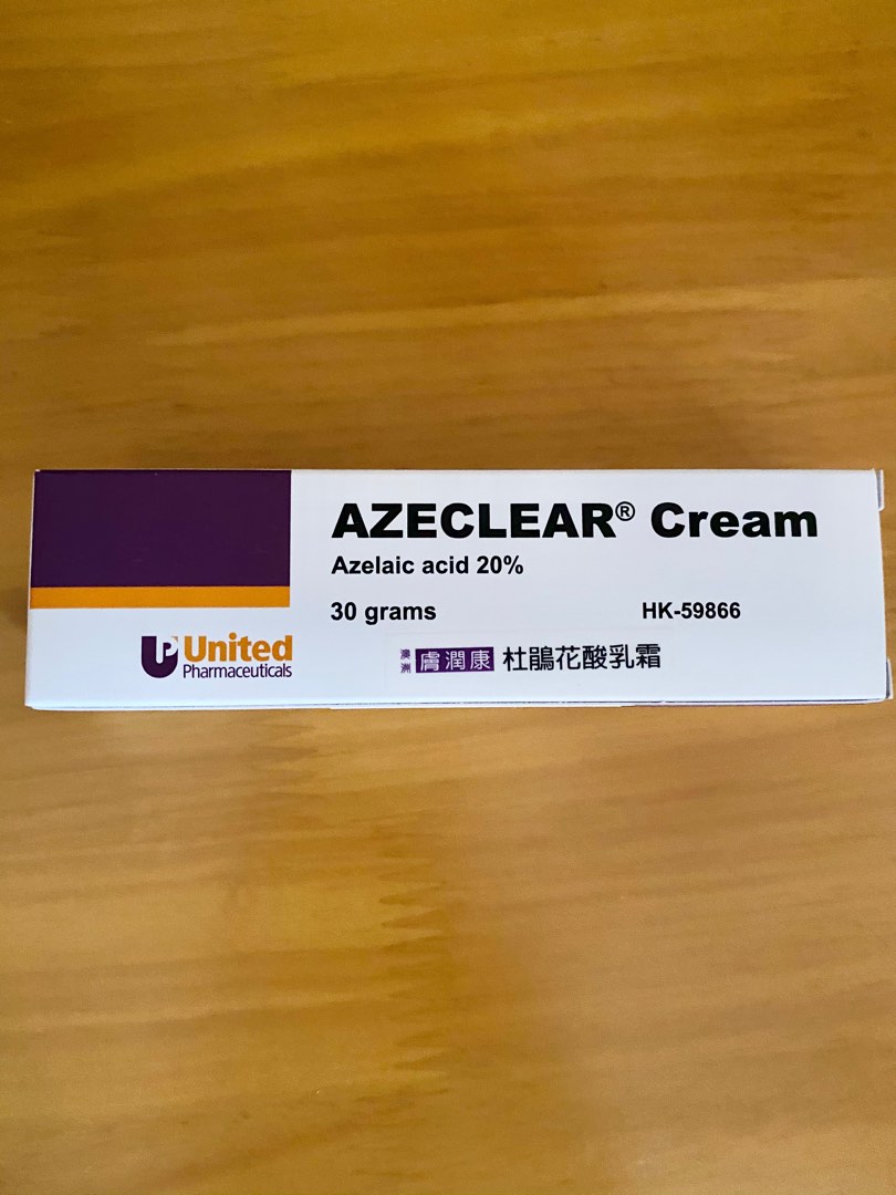 Azeclear Cream 杜鵑花酸(壬二酸) 30g Azelaic acid 20%, 美容＆個人護理, 健康及美容 - 皮膚護理 ...