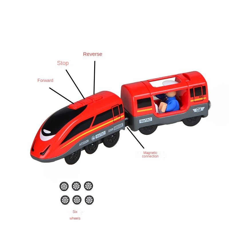 Battery Operated Action Locomotive Train (Magnetic Connection ...