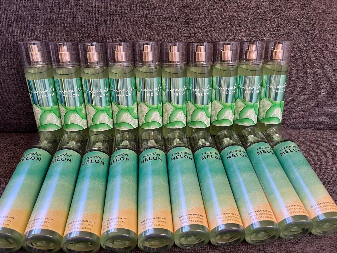 BBW Cucumber Melon Mist 236ml, Beauty & Personal Care, Fragrance ...