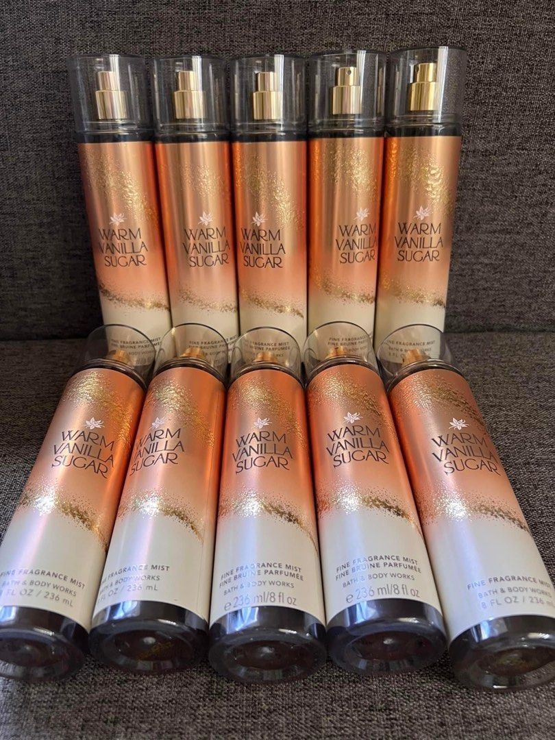 BBW Warm Vanilla Sugar Mist 236ml, Beauty & Personal Care, Fragrance ...
