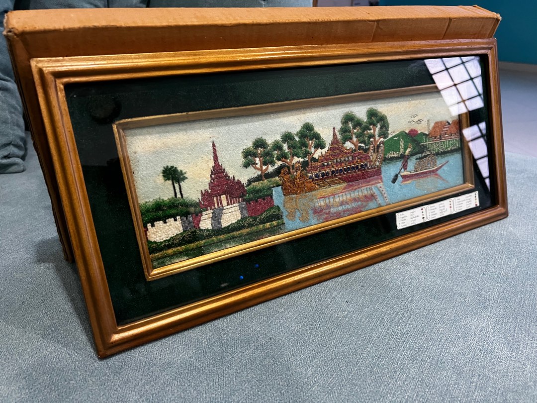 Beautiful Traditional gem picture frame from Myanmar, Furniture & Home ...