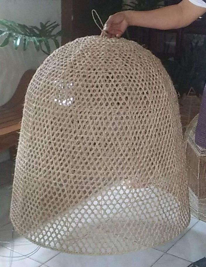 Big Native Droplight Solihiya Weave Abaca Lamp on Carousell