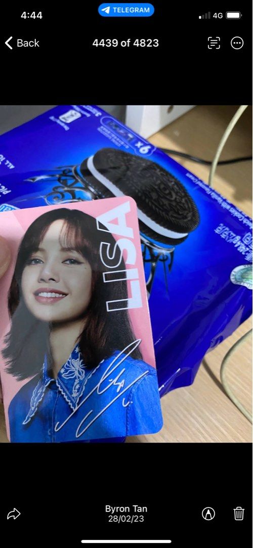 Blackpink Lisa card, Hobbies & Toys, Memorabilia & Collectibles, K-Wave ...