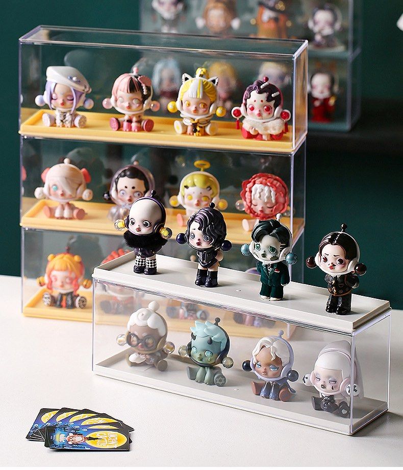Blind Box Popmart Figurines Display Rack with Adhesive Stickers ...