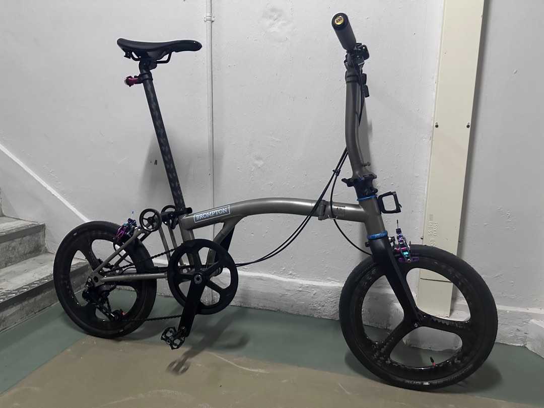 Brompton T-Line S Bar Modded, Sports Equipment, Bicycles & Parts ...