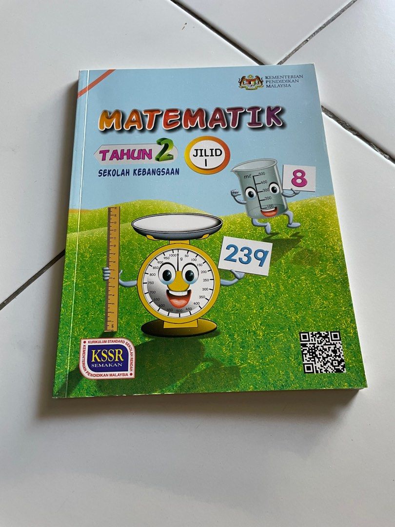 Buku Teks Matematik Tahun 2 Jilid 1, Hobbies & Toys, Books & Magazines ...