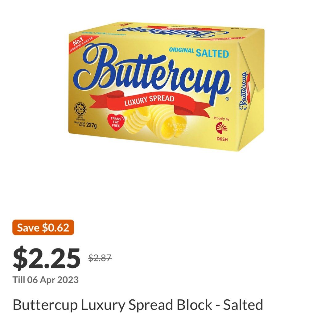 Buttercup, Food & Drinks, Chilled & Frozen Food on Carousell