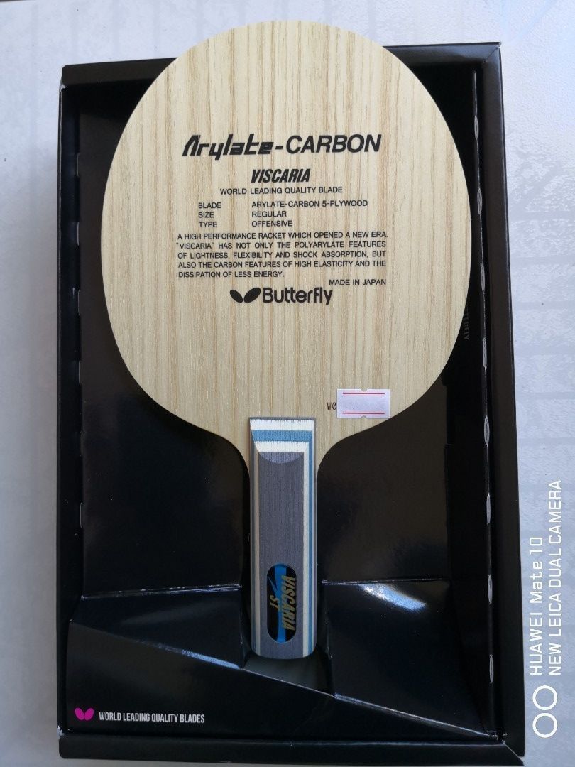 BUTTERFLY TABLE TENNIS - VISCARIA ALC-ST Blade, Sports Equipment ...