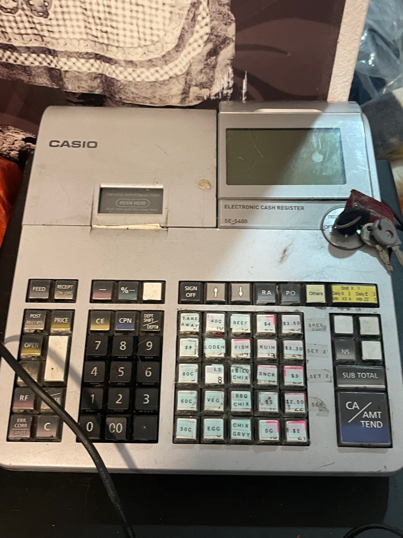 Casio Cash Register, Computers & Tech, Office & Business Technology on ...