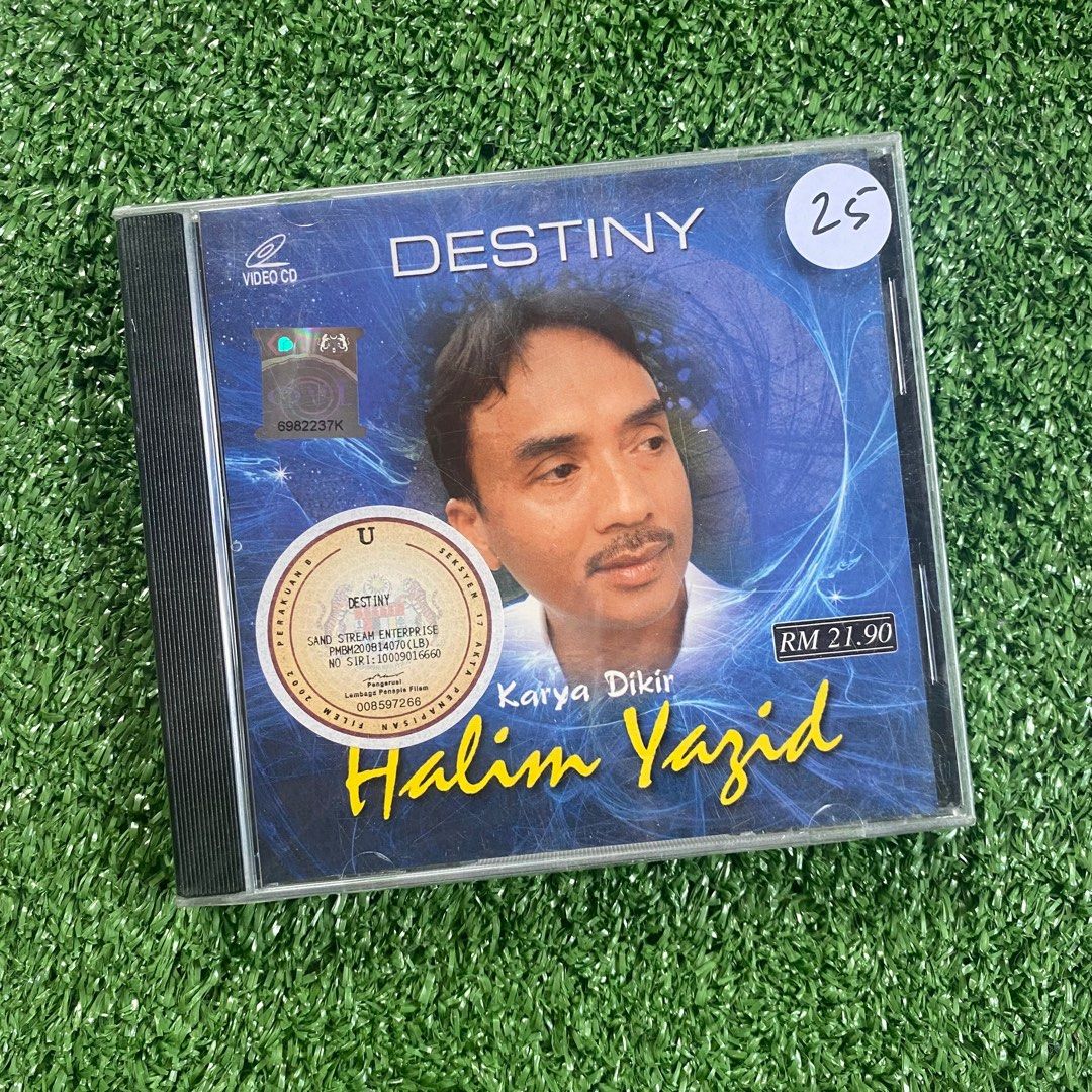 CD HALIM YAZID destiny karya dikir (VCD), Hobbies & Toys, Music & Media ...