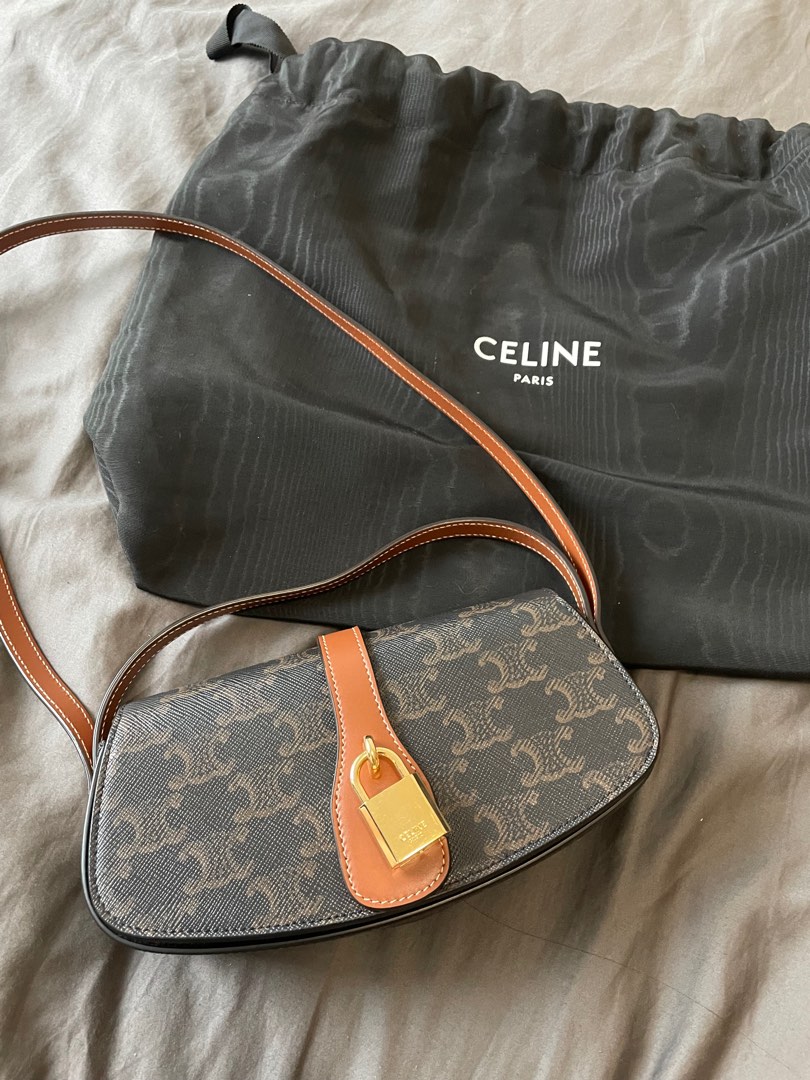 Celine clutch bag Triomphe canvas, Luxury, Bags & Wallets on Carousell