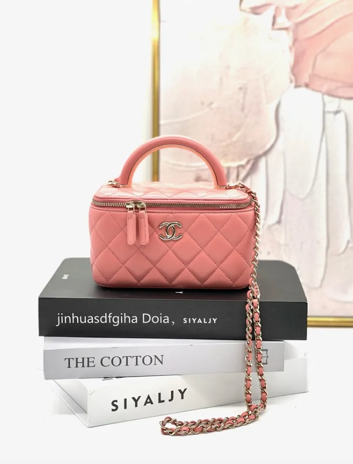 Chanel Vanity Box with top handle on Carousell
