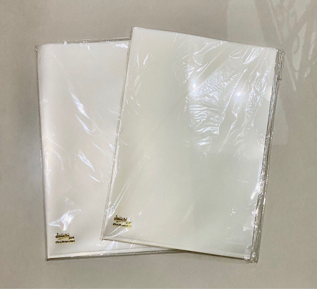 Daichi Clear Sleeves F4, Buku & Alat Tulis, Alat Tulis di Carousell