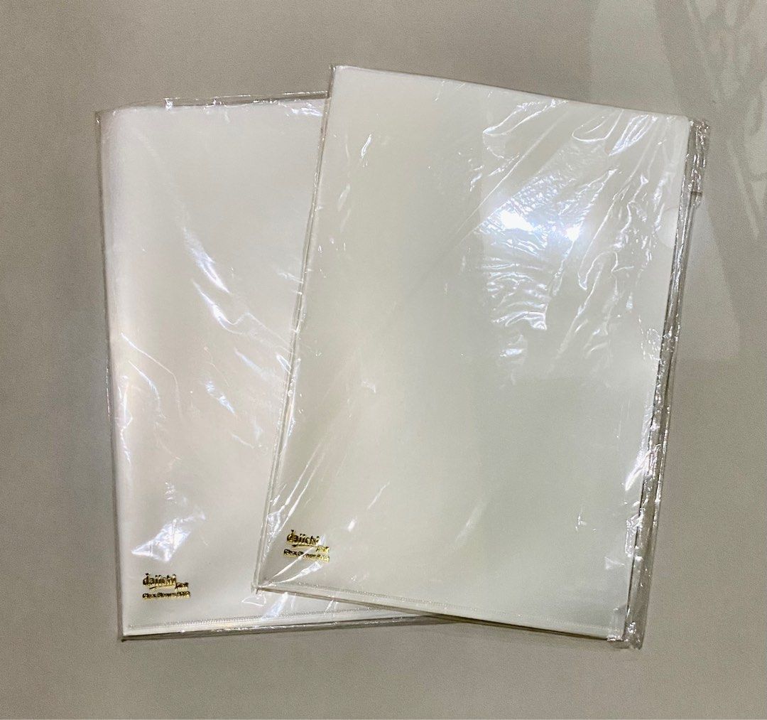 Daichi Clear Sleeves F4, Buku & Alat Tulis, Alat Tulis di Carousell
