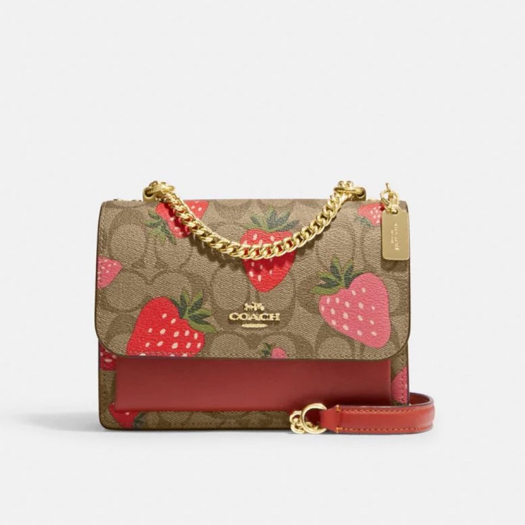 Coach Strawberry Klare Sling Bag, Women's Fashion, Bags & Wallets ...